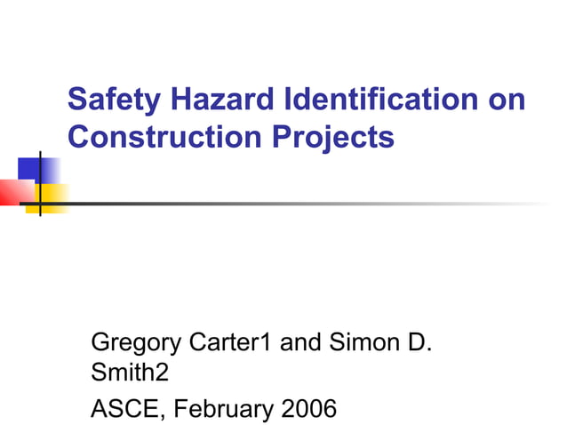 Safety hazard-identification-on-construction-projects | PPT