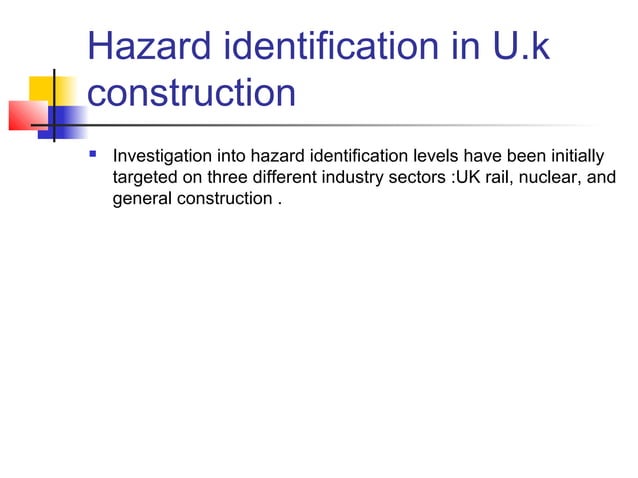 Safety hazard-identification-on-construction-projects | PPT