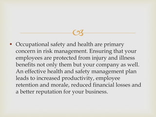 Safety & Health and Employee Relations | PPTX