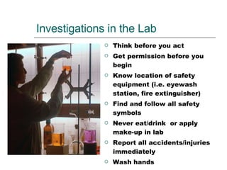 Safety In The Lab2 | PPT