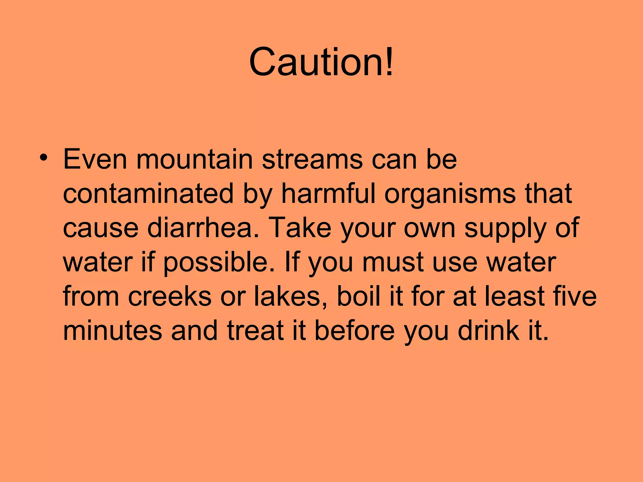 Safety In The Tropical North | PPT