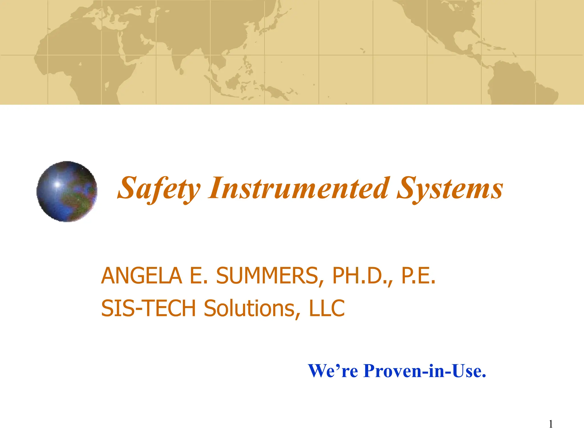 safety-instrumented-systems for cbemical | PPT | Business and Finance