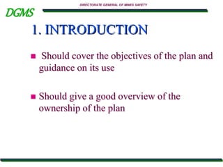 Safety Management Plan for Mine working.ppt