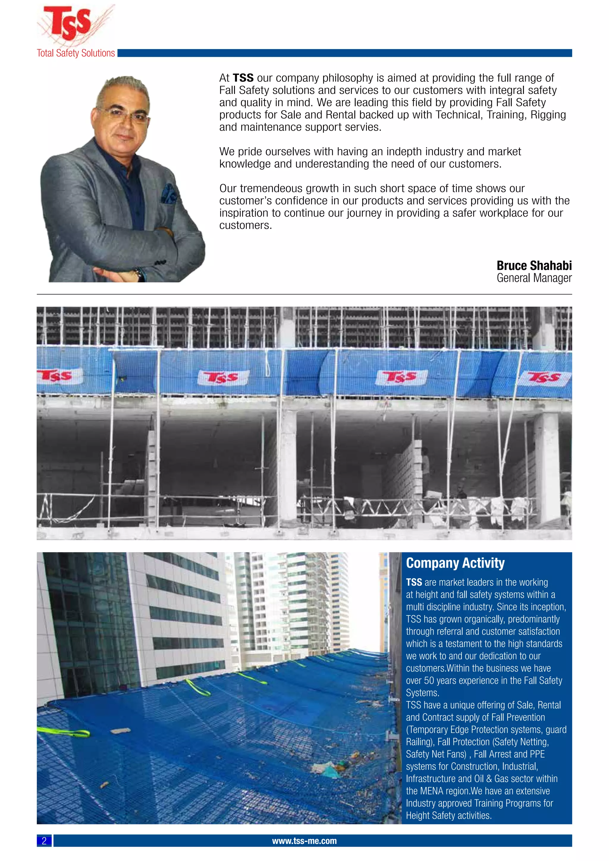 TSS Safety Net Fans - Fall Protection Systems | PDF