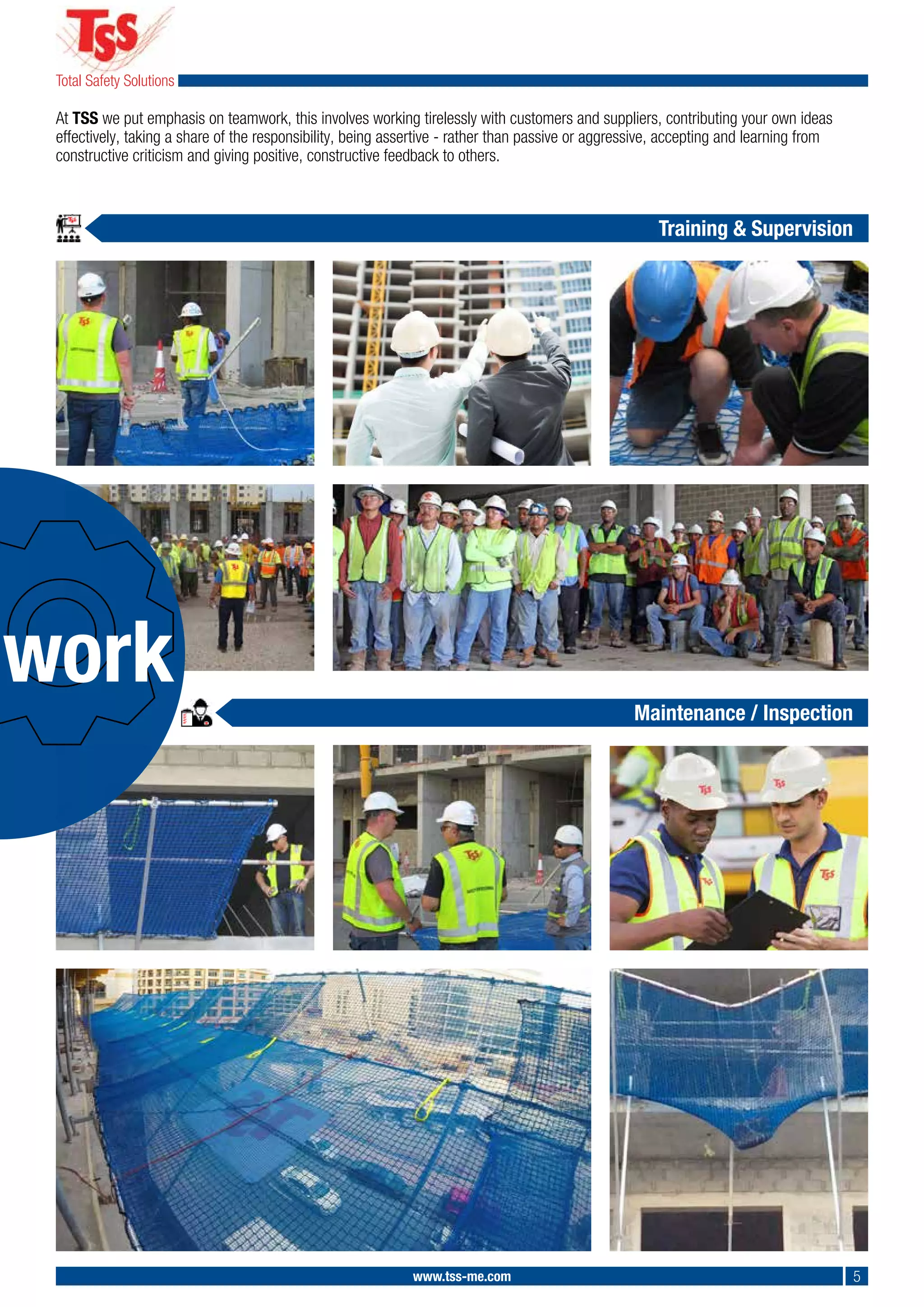 TSS Safety Net Fans - Fall Protection Systems | PDF