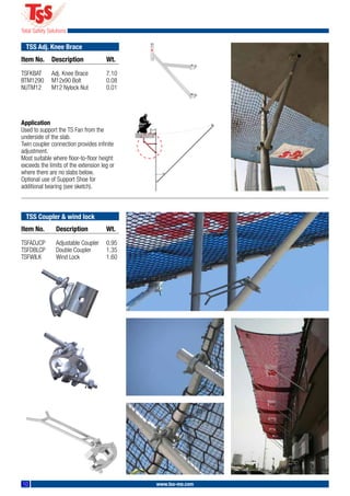 TSS Safety Net Fans - Fall Protection Systems | PDF