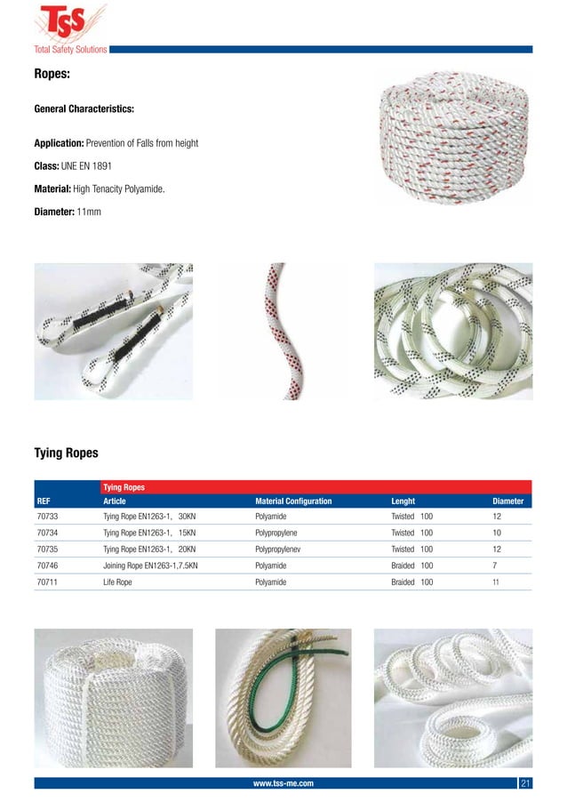 TSS Safety Net Fans - Fall Protection Systems | PDF