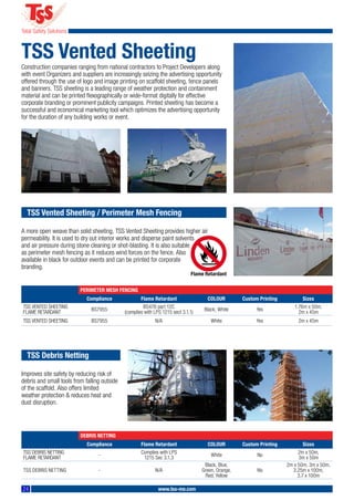 TSS Safety Net Fans - Fall Protection Systems | PDF