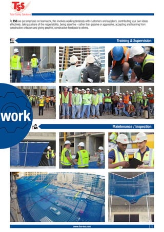 TSS Safety Net Fans - Fall Protection Systems | PDF