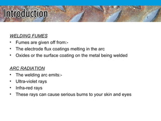 Safety Notes: Manual Metal Arc Welding | PPT