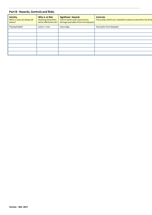 Safety risk-assessment-Football or school - Field | DOCX