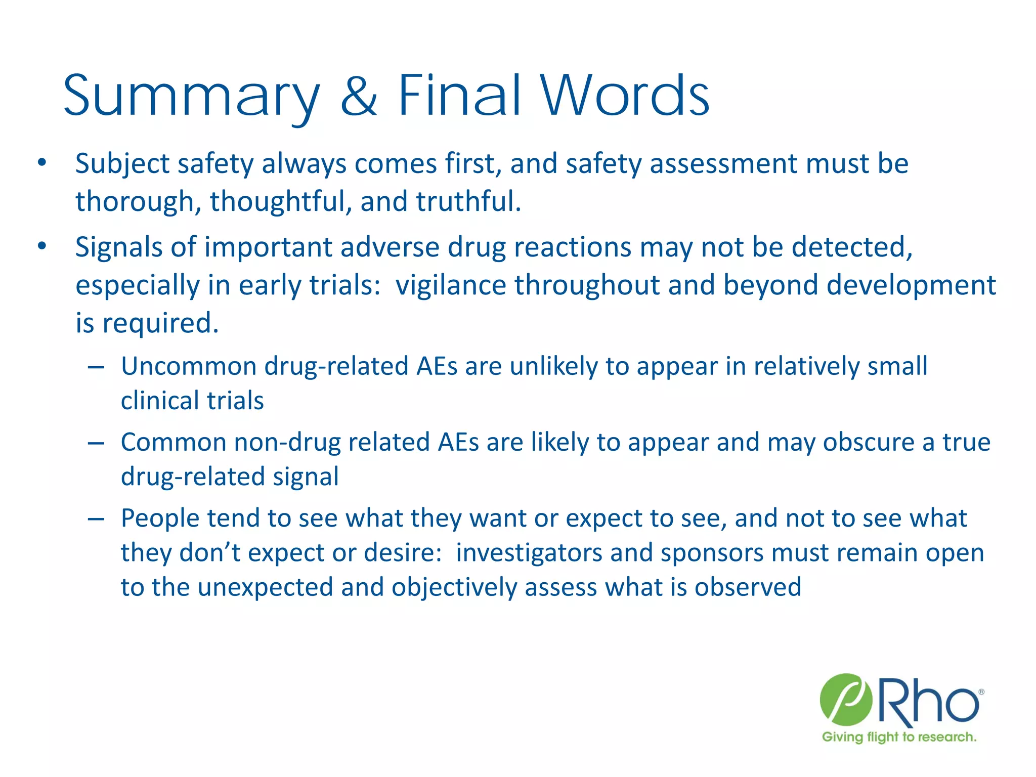 Identifying Safety Signals in Pharmaceutical Product Development | PDF