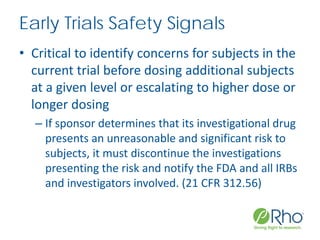 Identifying Safety Signals in Pharmaceutical Product Development | PDF