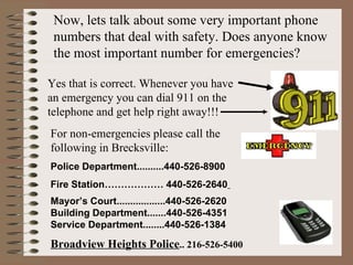 Safety Unit Review | PPT