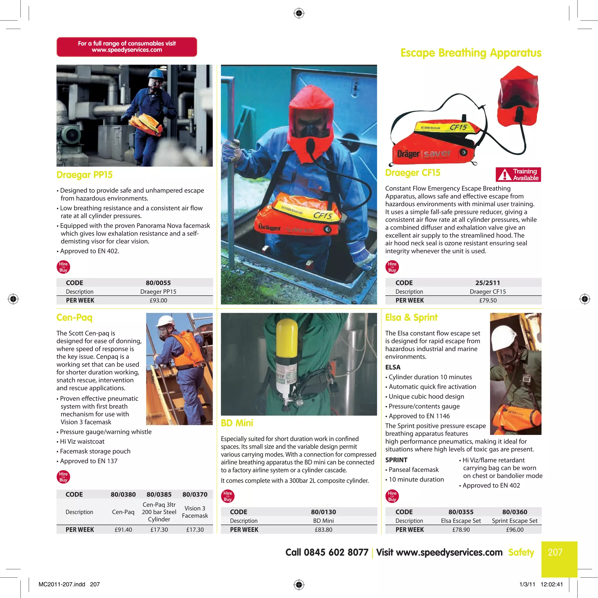 Speedy Catalogue 2011 - Safety | PDF