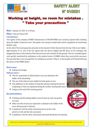 Safety alert en 01 2021 (en) | PDF