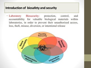 Safety and biosecurity (lab1) | PPTX