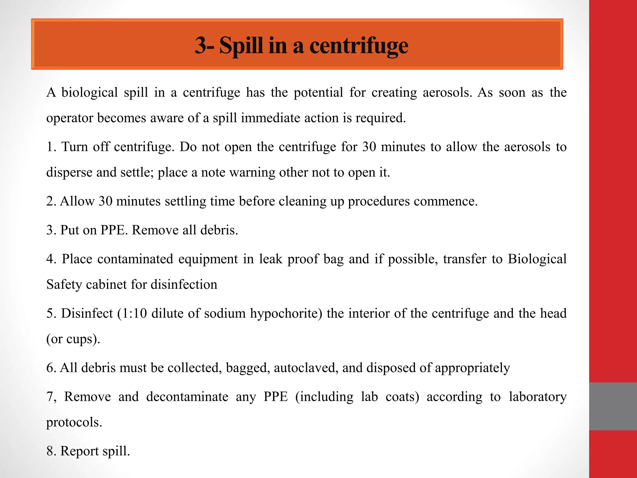 safety and biosecurity (lab 10).Procedures for Handling Hazardous ...