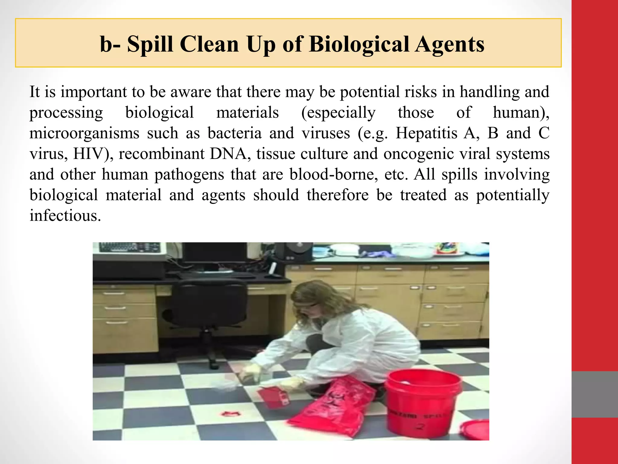 safety and biosecurity (lab 10).Procedures for Handling Hazardous ...