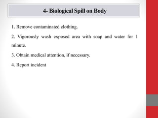 safety and biosecurity (lab 10).Procedures for Handling Hazardous ...