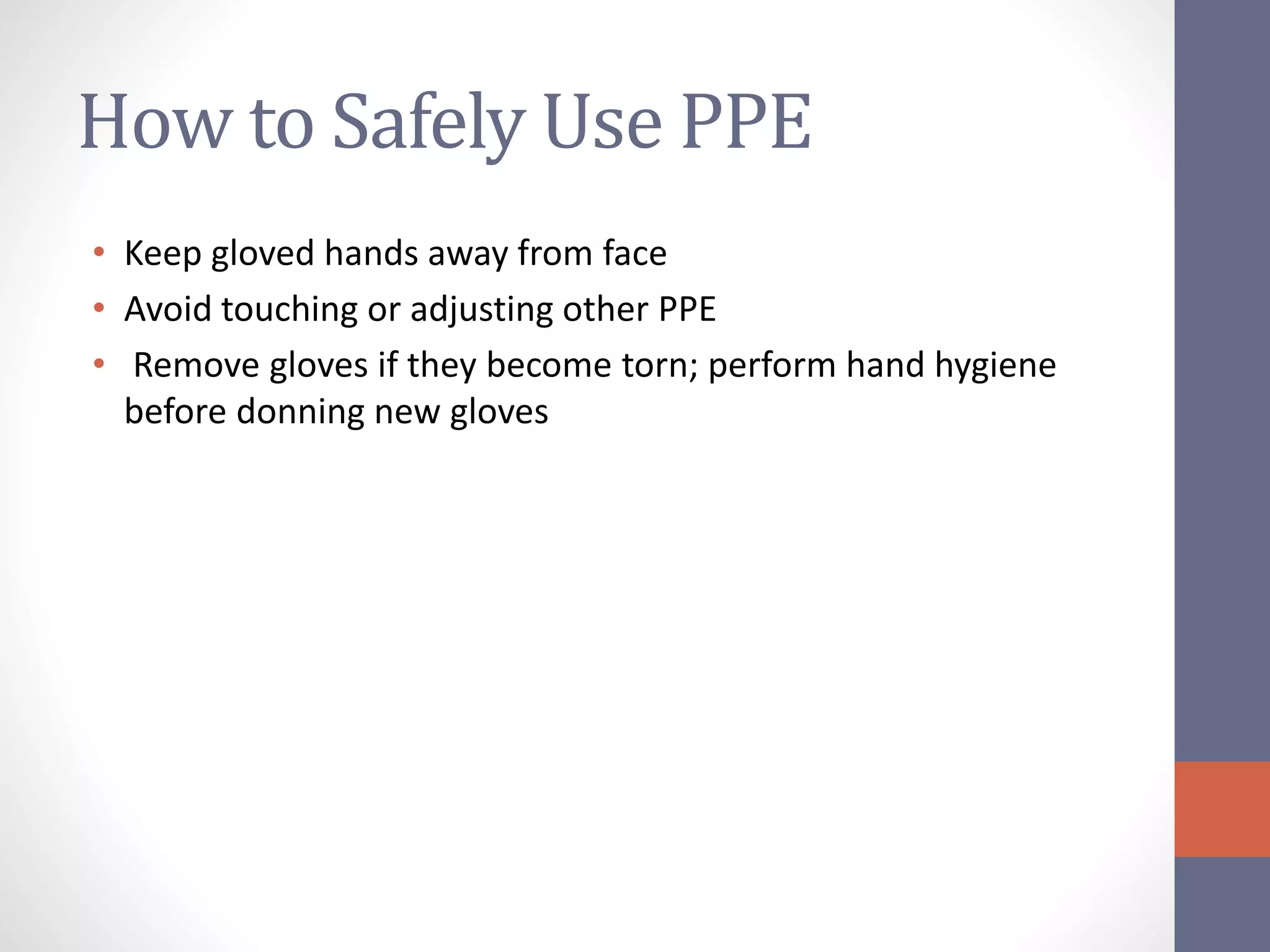 safety and biosecurity (lab3).Personal protective equipment (PPE) | PPTX