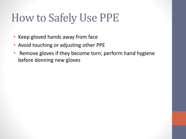 safety and biosecurity (lab3).Personal protective equipment (PPE ...