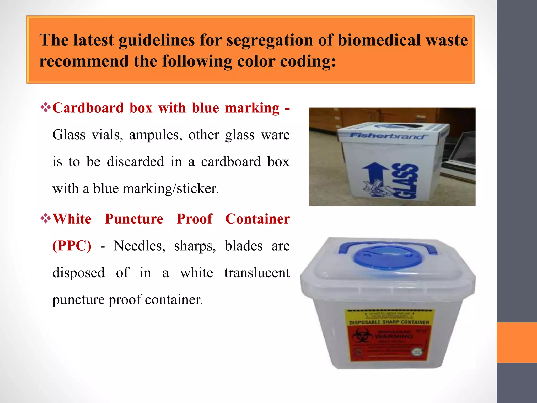 safety and biosecurity (lab 7).The Medical Waste | PPTX