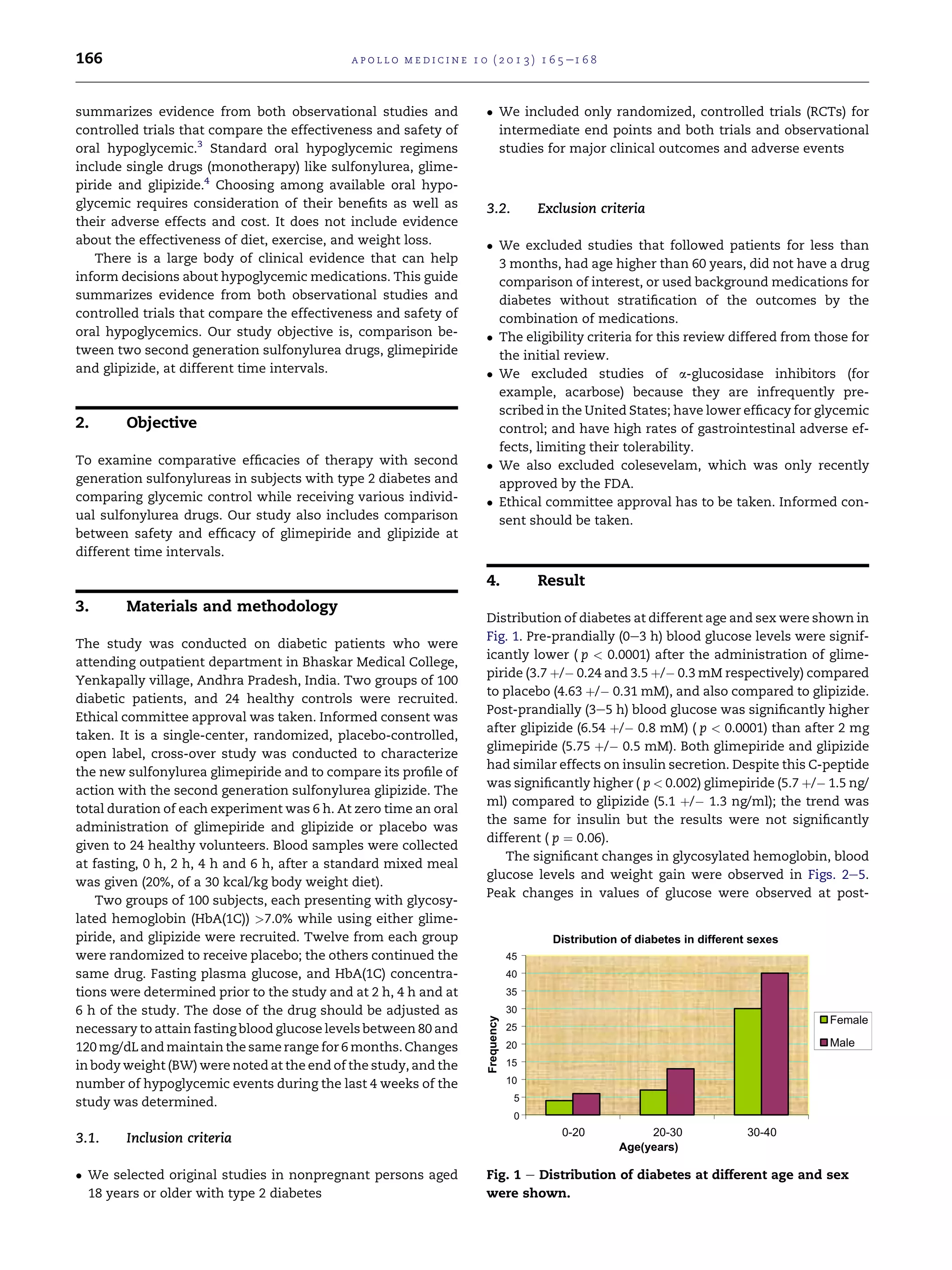 Safety and Efficacy of Sulfonylurea Drugs in Type 2 Diabetes Mellitus | PDF