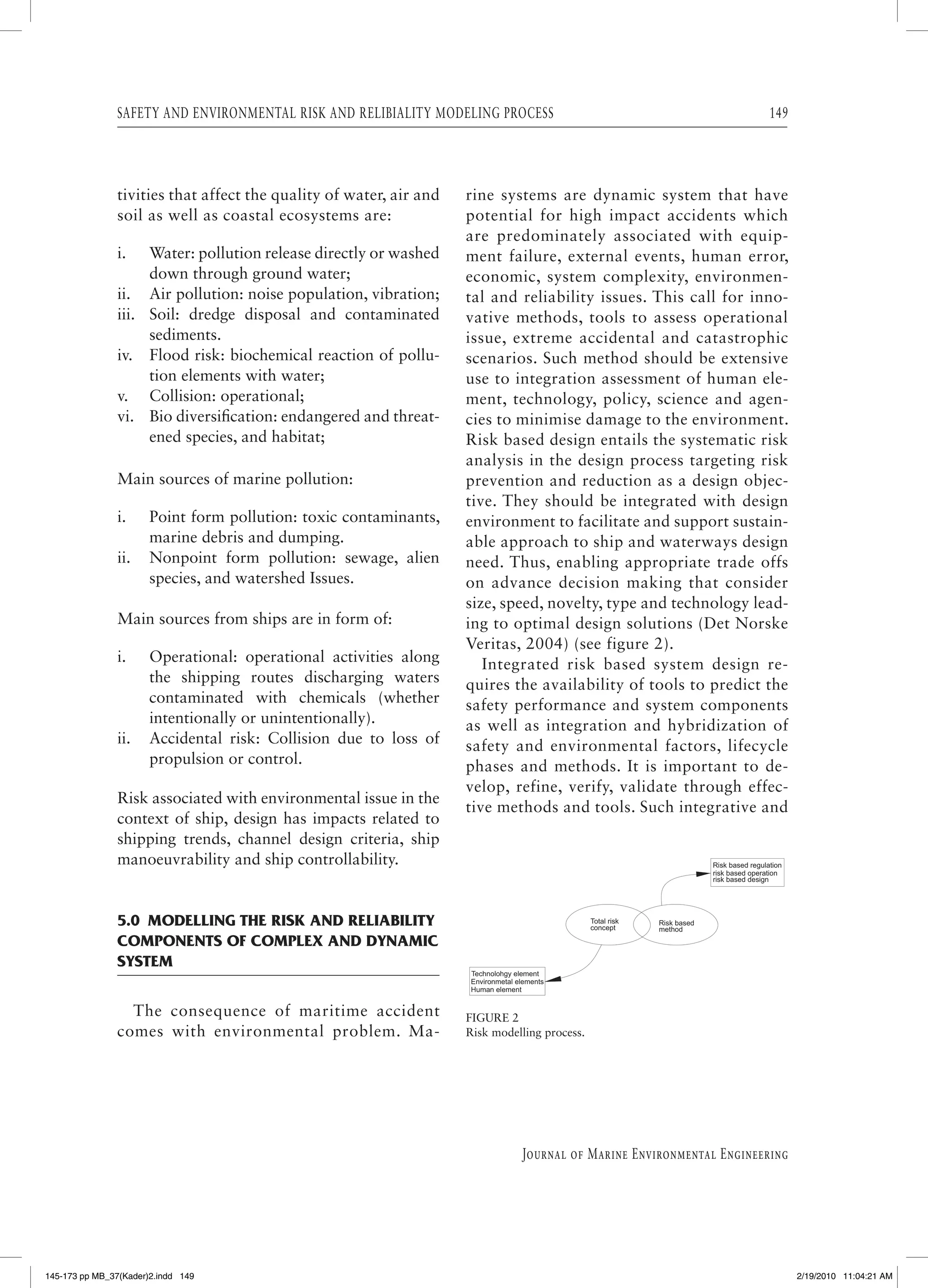 Safety and environmental risk and reliability modeling | PDF