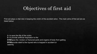 SAFETY AND FIRST AID | PPTX