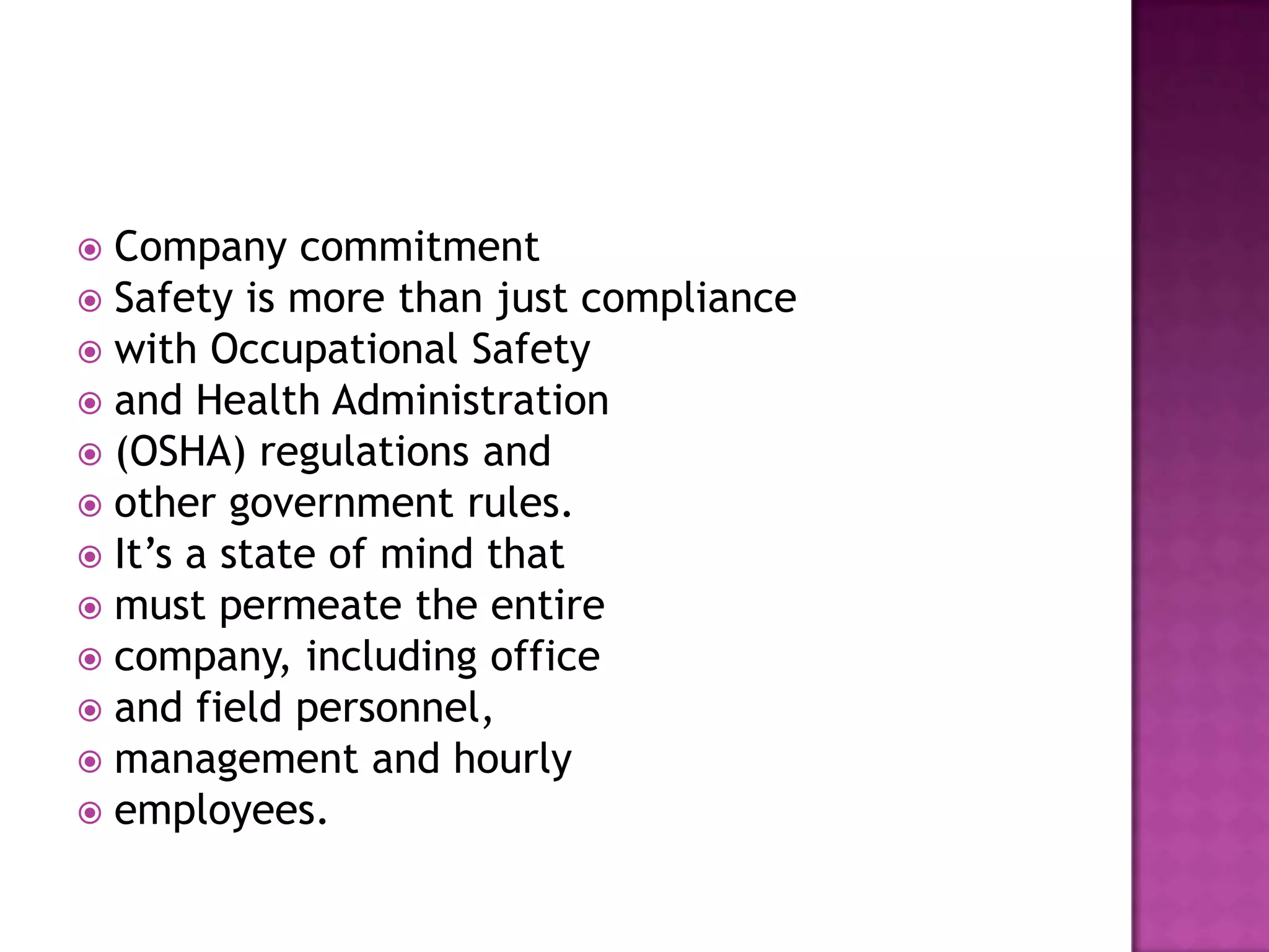 Safety and health rules and regulations | PPT