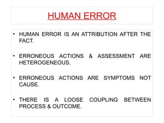 SAFETY AND HUMAN FACTOR PPT for engineering | PPTX