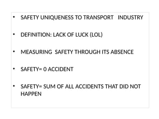 SAFETY AND HUMAN FACTOR PPT for engineering | PPTX