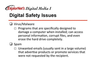 Safety and legal issues in the digital media environment | PPT