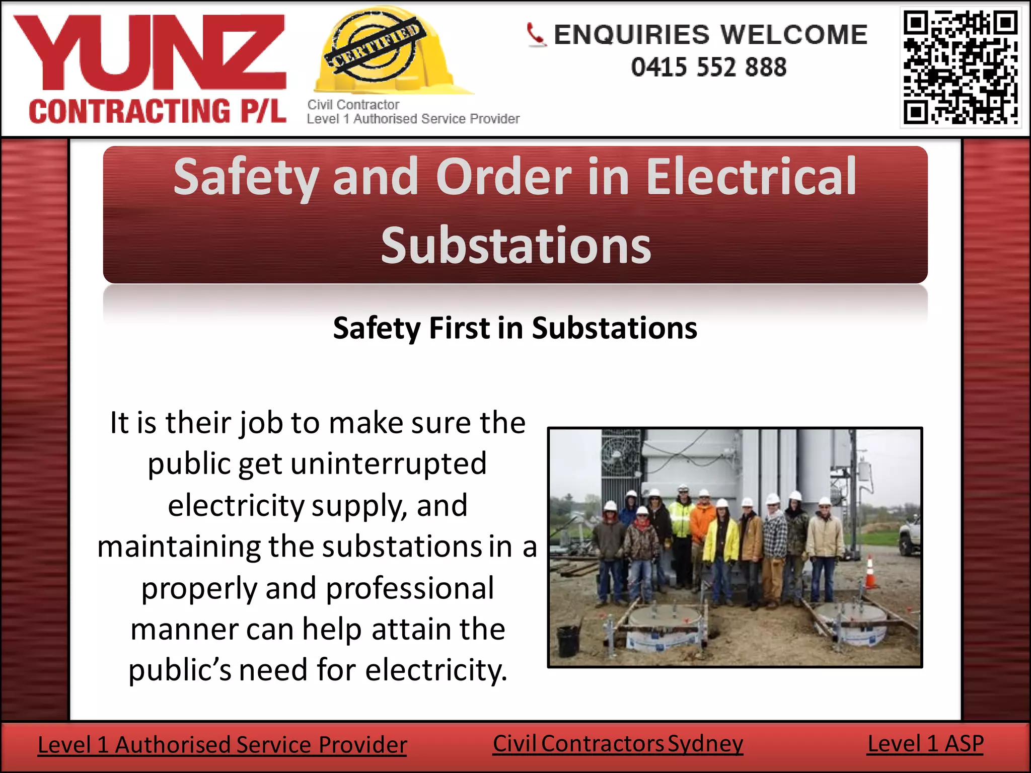 Safety and order in electrical substations | PDF