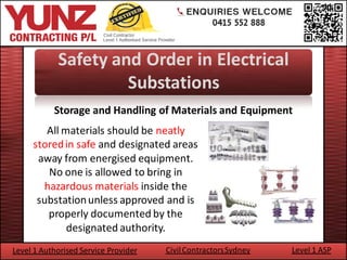 Safety and order in electrical substations | PDF