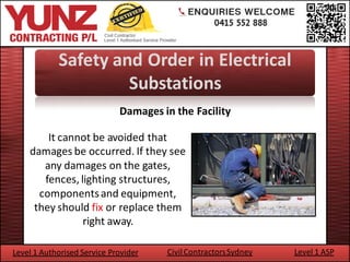 Safety and order in electrical substations | PDF