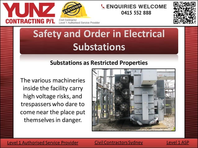 Safety and order in electrical substations | PPT