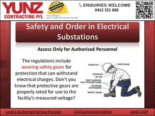 Safety and order in electrical substations | PDF