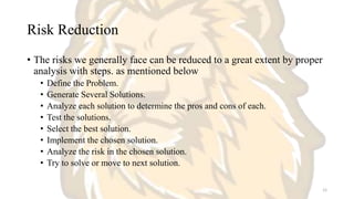 Safety and risk | PPTX