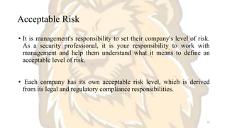 Safety and risk | PPTX