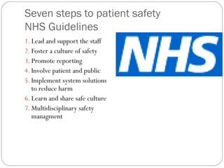 Safety and risk mgt | PPT