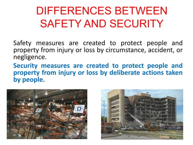 Safety and security | PPT