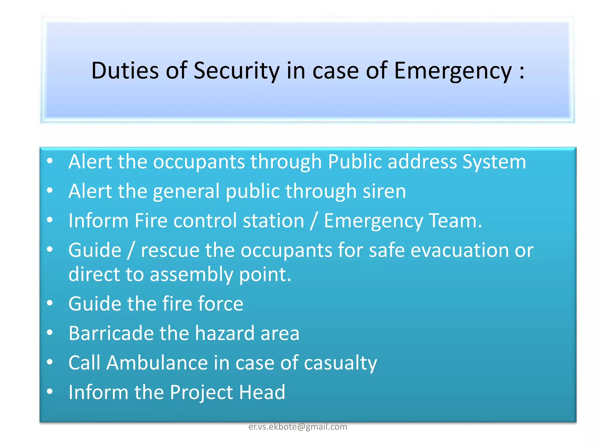security Guards - Duties & Discipline | PPSX