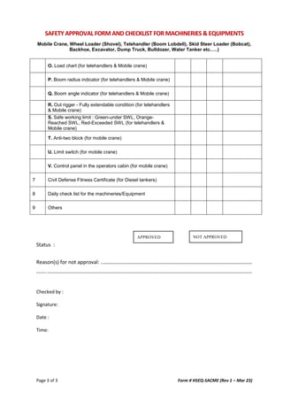SAFETY APPROVAL FORM AND CHECKLIST FOR MACHINERIES & EQUIPMENTS rev 1.docx