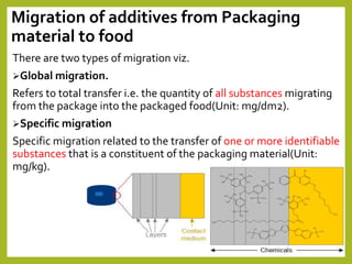 Safety aspects of packaging materials | PPTX