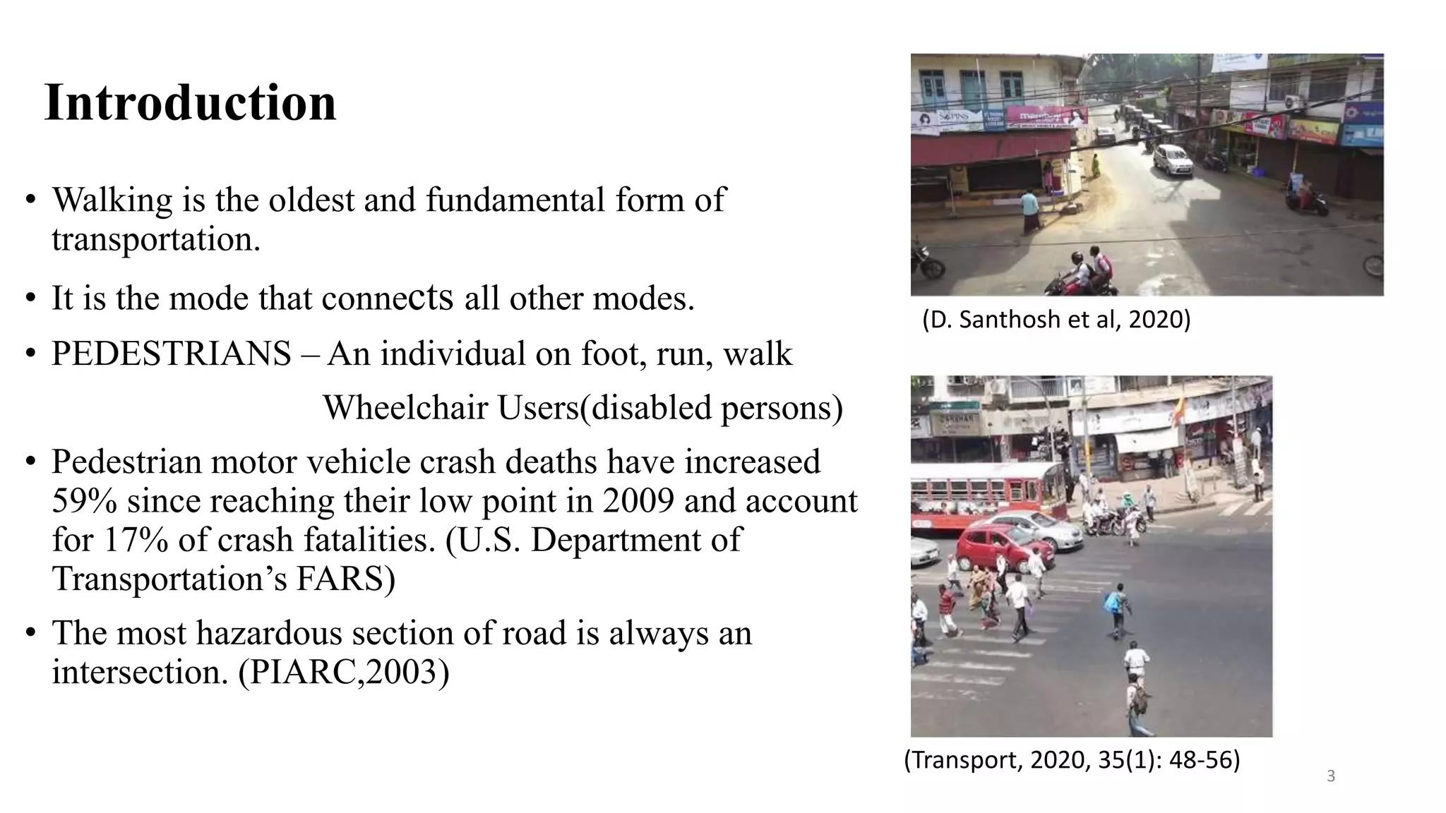 Safety assessment of pedestrian at intersection.pptx | Auto Safety ...