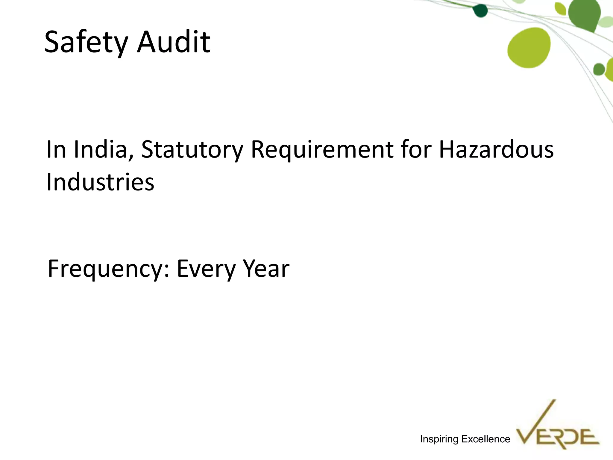 Safety Audit: An Overview | PDF