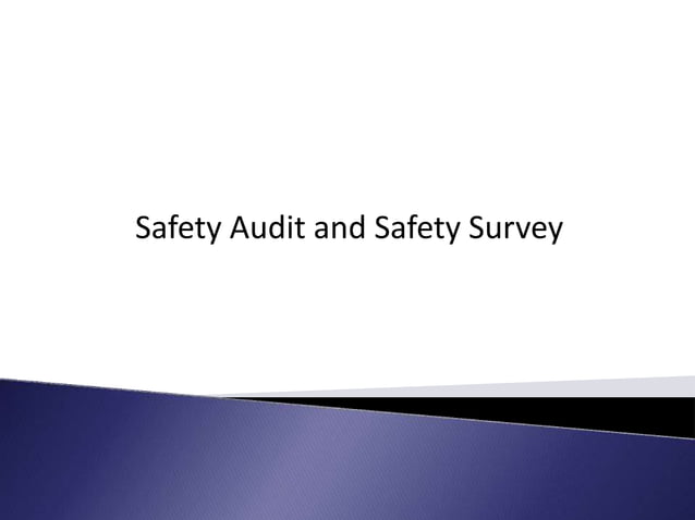 Safety Audit and Safety Survey.pptx