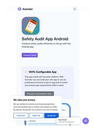 Conduct safety audits efficiently on the go with this Android app. | PDF